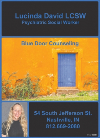 Blue Door Cojnseling, Lucinda David LCSW, Nashville, IN